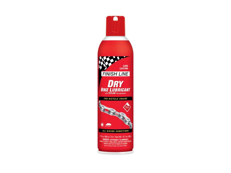 Finish Line Dry Teflon Chain Lube 17oz Aerosol | Liv Cycling US